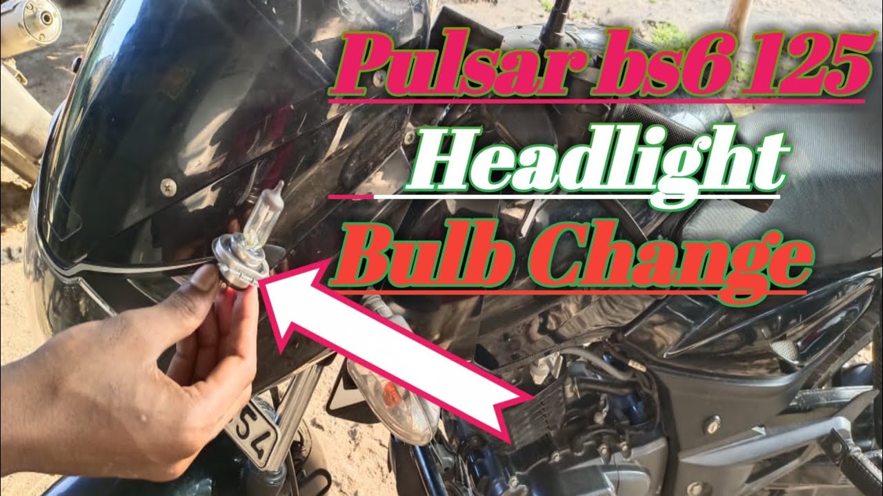 How to bajaj pulsar bs6 125/150/180/ Headlight bulb change.#sajirul ...