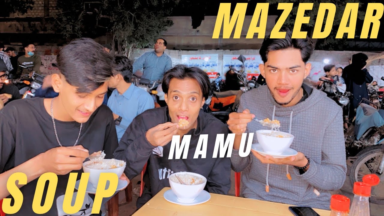 KARACHI WORLD FAMOUS(MAMU CHICKEN CORN SOUP🍜😋)VERY VERY FAMOUS # ...