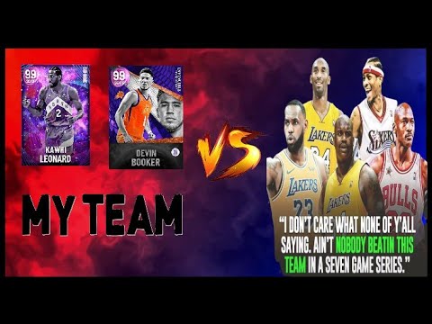 My Team VS Team Shaq Highlights | NBA 2k22 - YouTube