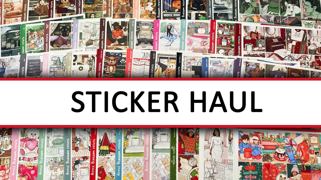 Planner Sticker Haul #122 (50+ kits!) - YouTube
