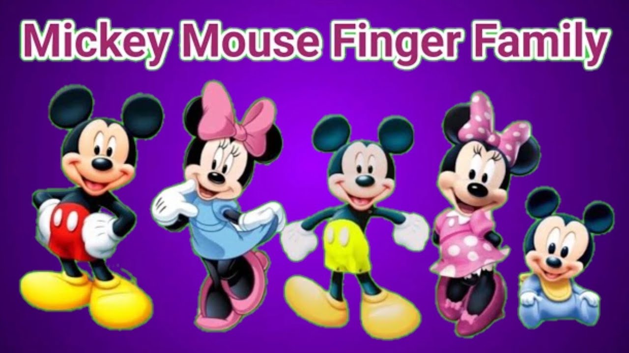Mickey mouse Finger Family Song 02| Hey kids Nursery Rhymes & Songs For ...