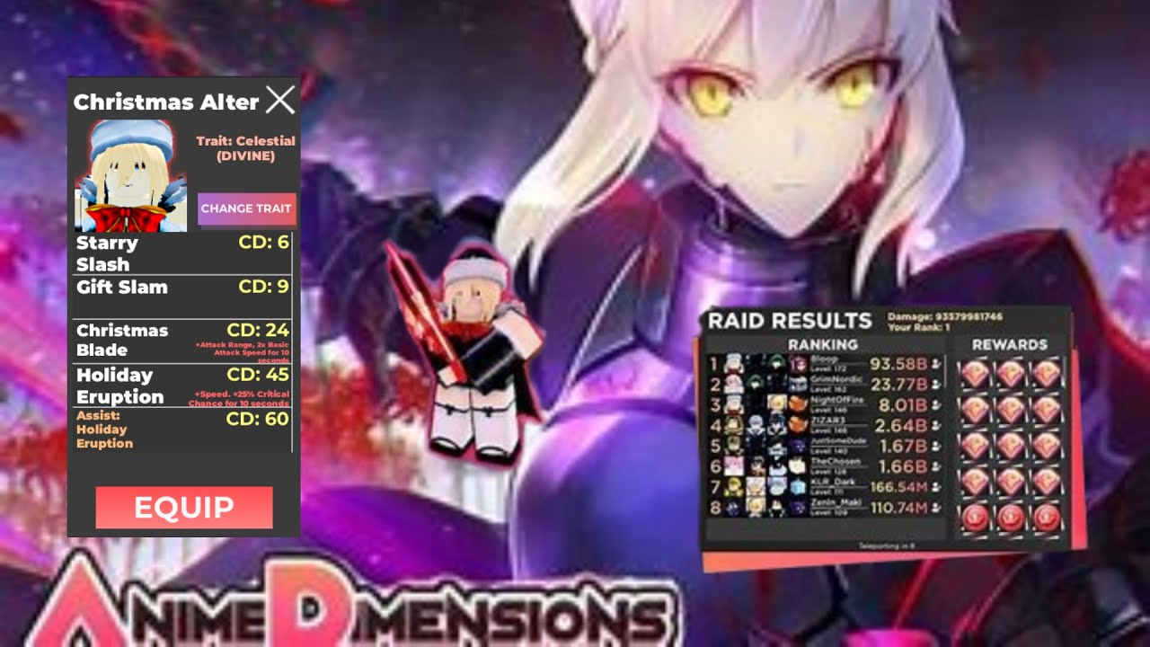 Doing a divine raid in anime dimensions with calter - YouTube