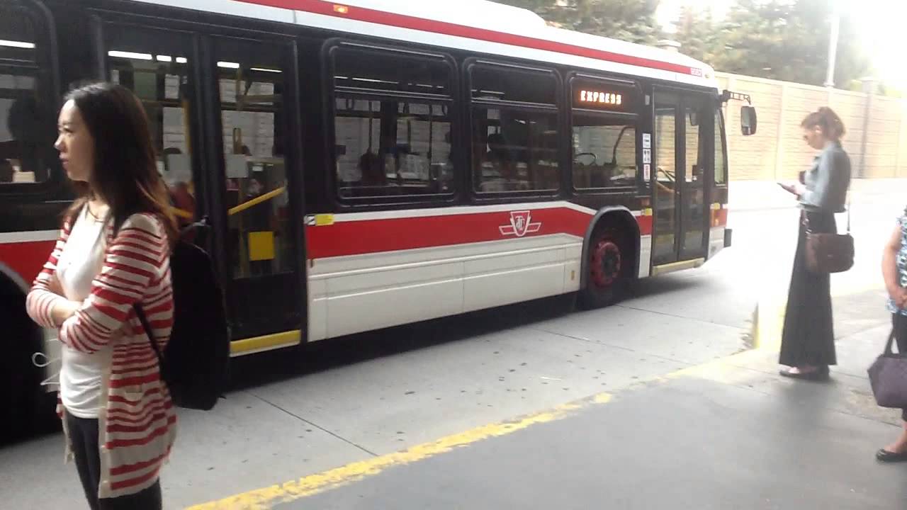 TTC #9082 NovaBus LFSA Departing Finch Station on route 53E Steeles ...