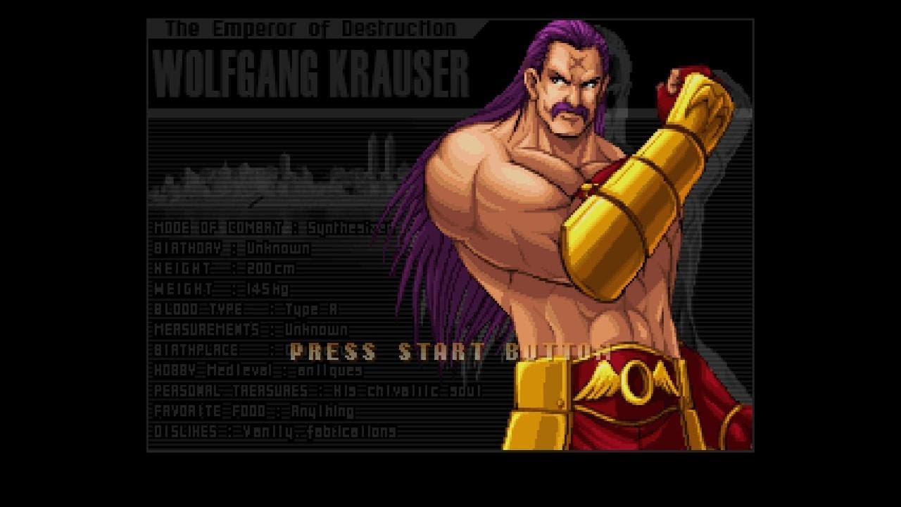 THE KING OF FIGHTERS 98 Ultimate Match | 4K | Intro - YouTube