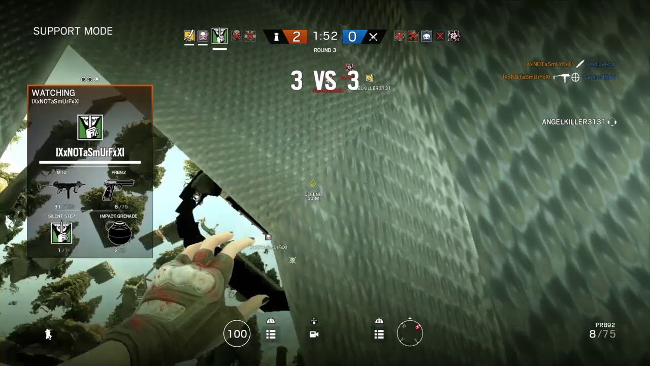 Tom Clancy's Rainbow Six® Siege- he throught the map - YouTube