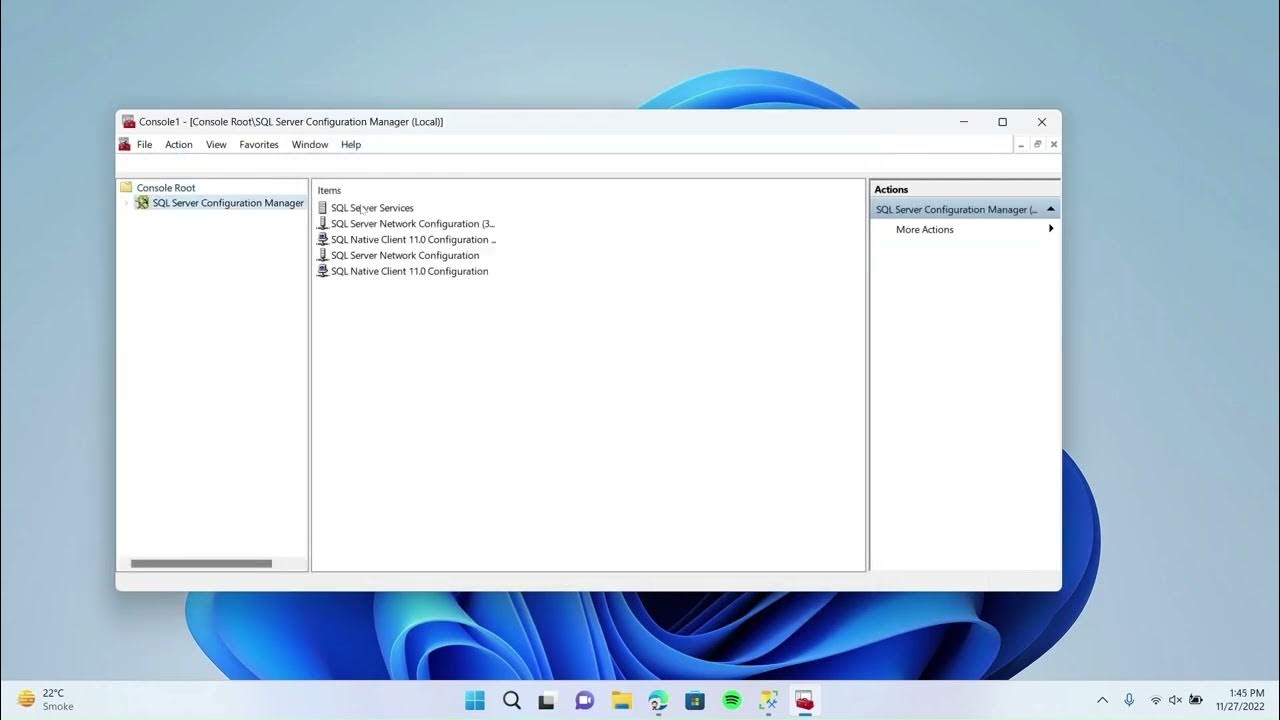 Finding out SQL server Port [Connecting dotnet application to SQL server database] - YouTube