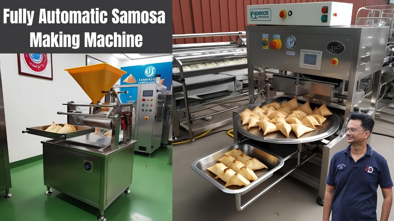 Fully Automatic Samosa Making Machine | Samosa Making Machine | Ghughra ...