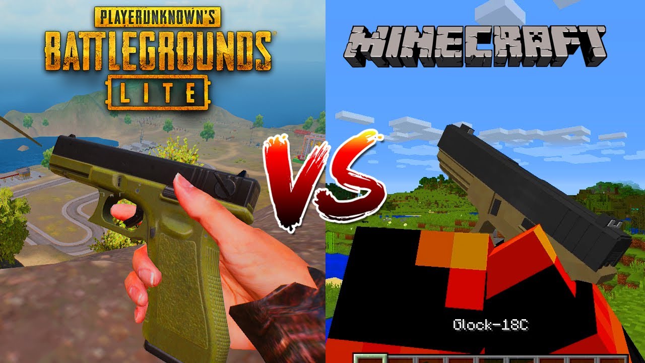 PUBG Lite Vs Minecraft(MOD) - YouTube