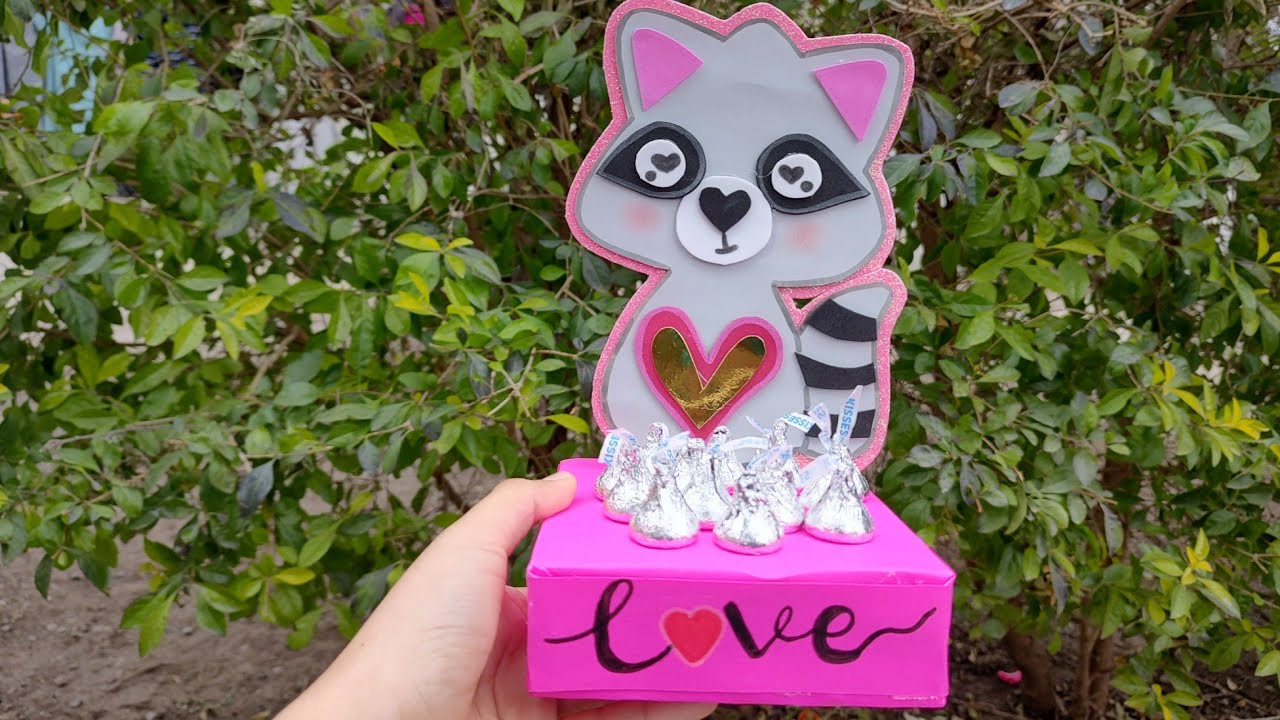Mapache del amor 😍| Detalles creativos| san Valentín | Happy valentones ...
