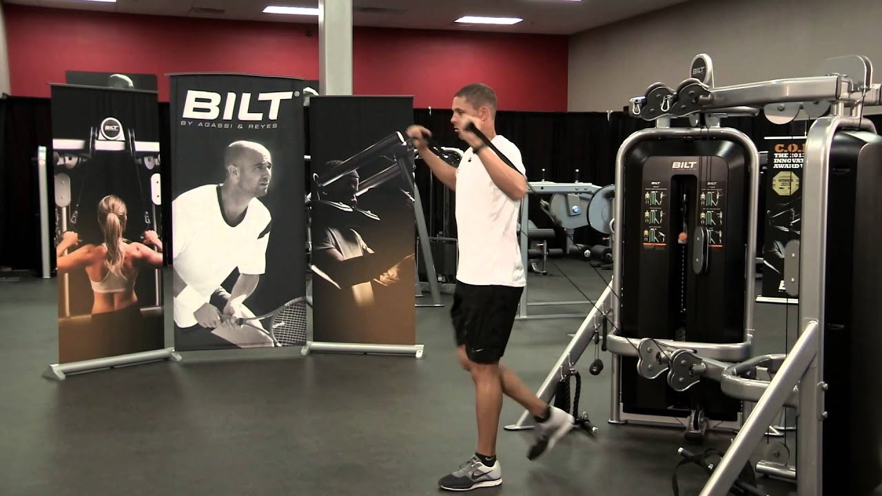 Shoulder press/Knee drive | MAKING ATHLETES STRONGER - YouTube