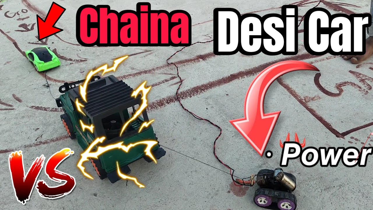 Chaina Remote Control Car Vs Desi Hand Made Car | Tukker Car Indian Vs ...