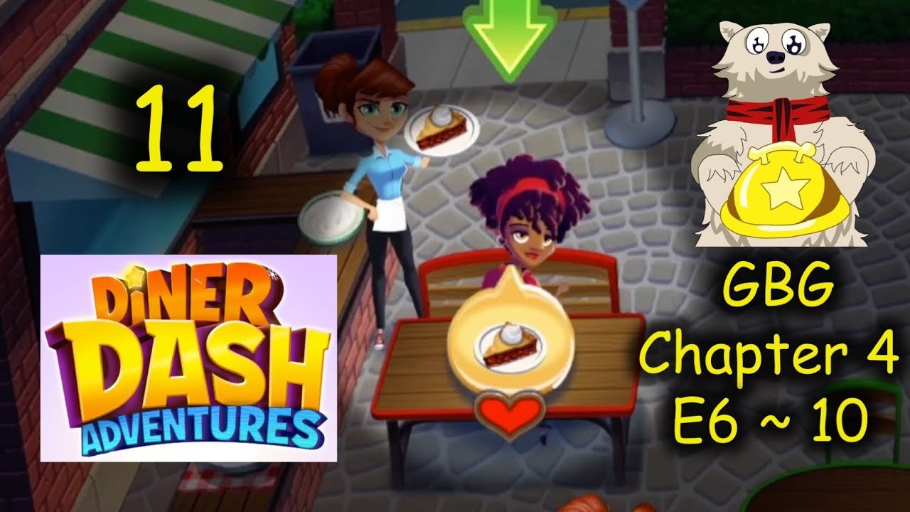 C4 E6~10 - Whipped Cream on your pie??? (Diner Dash Adventure - The ...