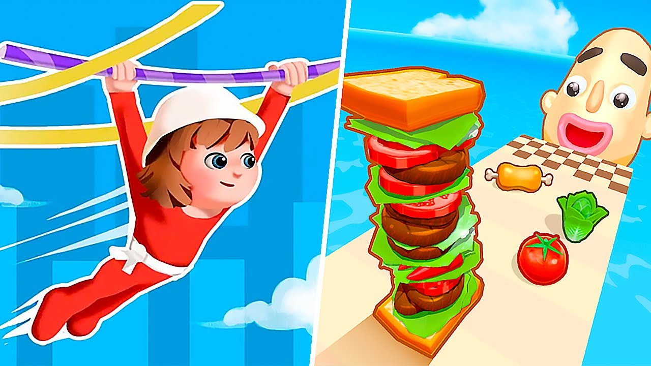 Satisfying Mobile Games: Roof Rails, Going Balls, Ball Run 2048, A-z ...