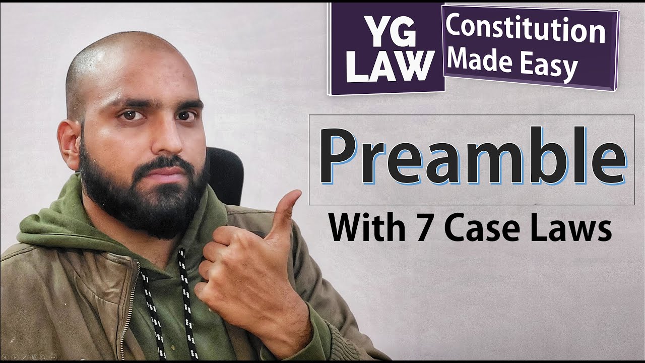 Preamble of Indian Constitution - Explained with case laws : Preamble ...