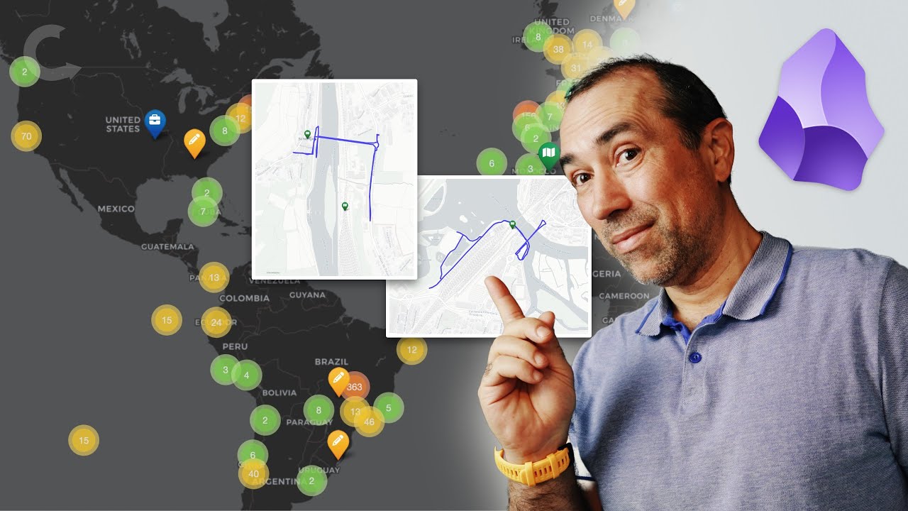 Obsidian Map View 🎉 NEW Paths feature! - YouTube