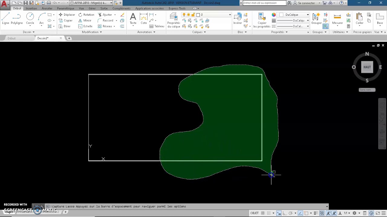 Comment utiliser les outils Ligne et Polyligne dans autocad - YouTube