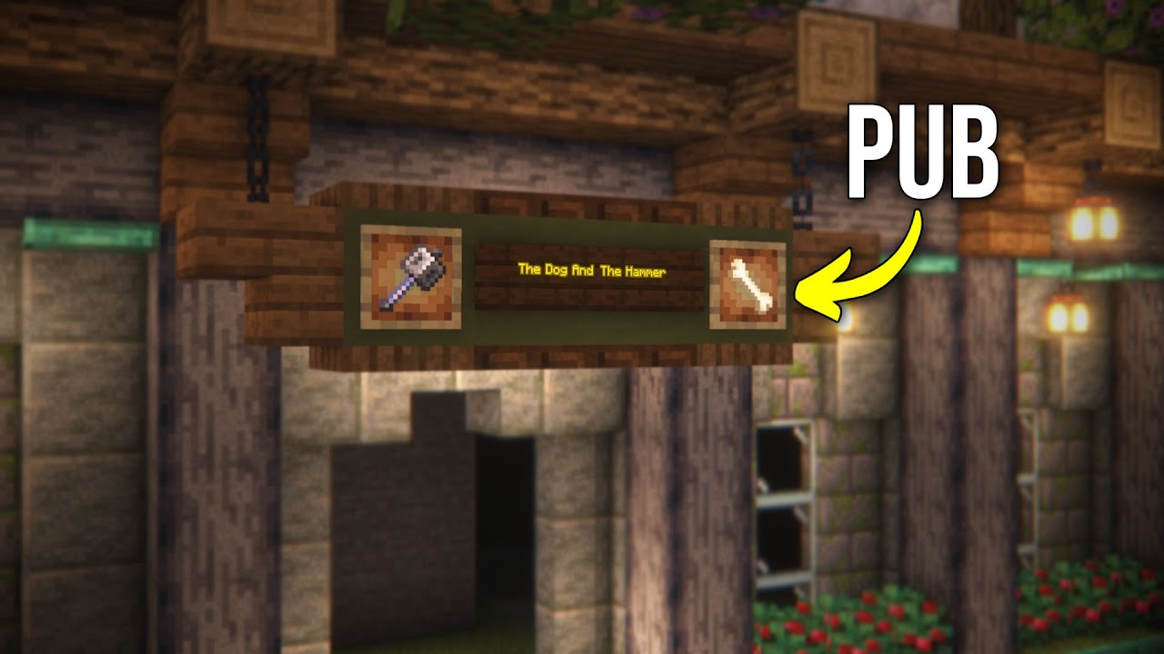The PERFECT Minecraft Town Centre Pub Build You Need to See - YouTube
