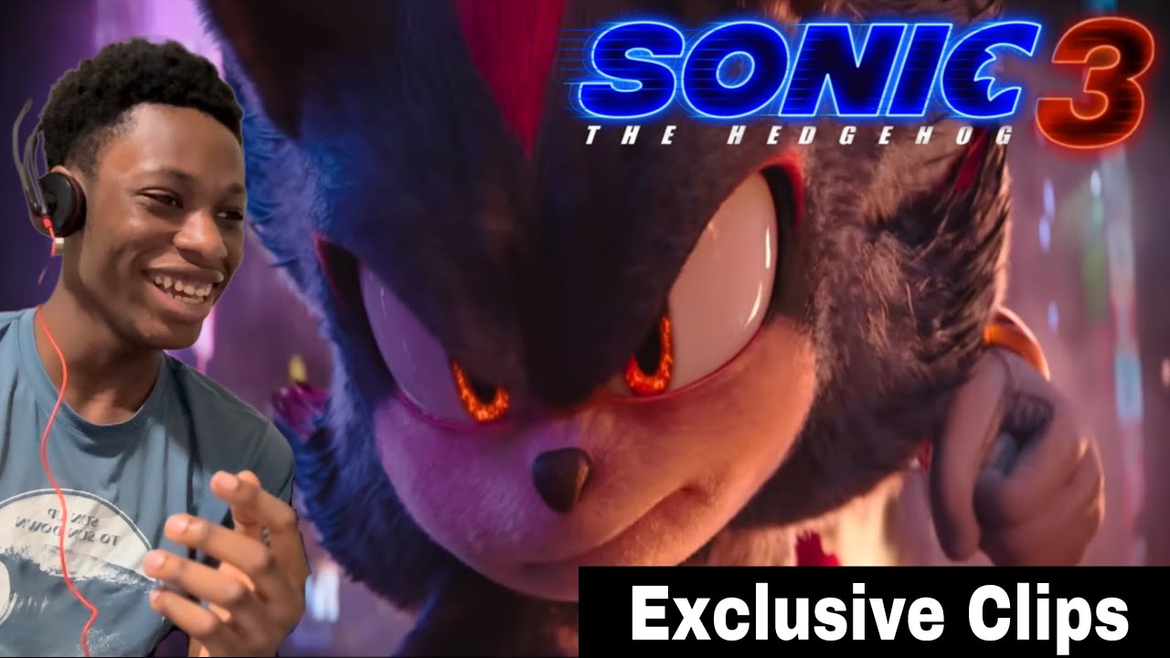 Sonic The Hedgehog 3 | Exclusive Clips Reaction - YouTube