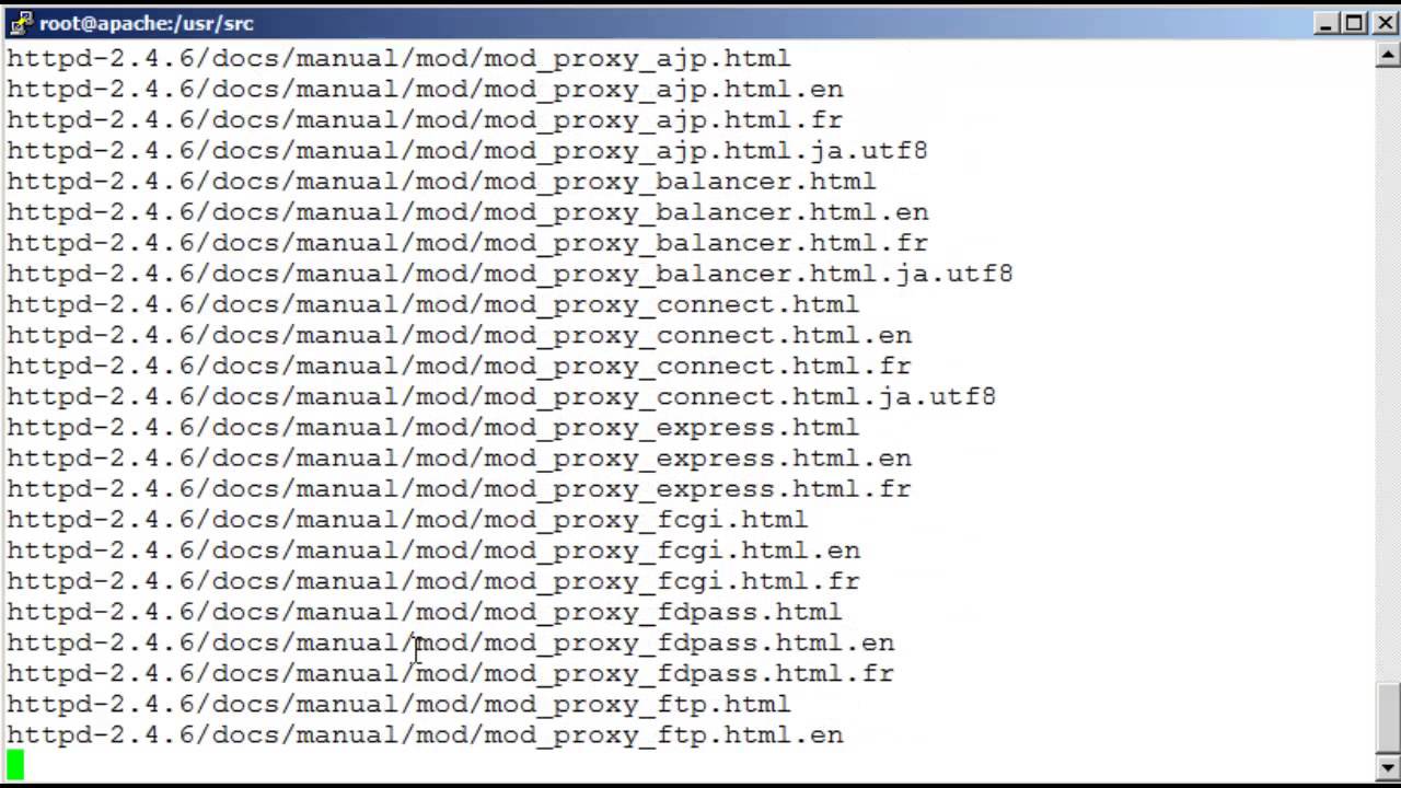 Apache HTTPD Installing from Source - YouTube