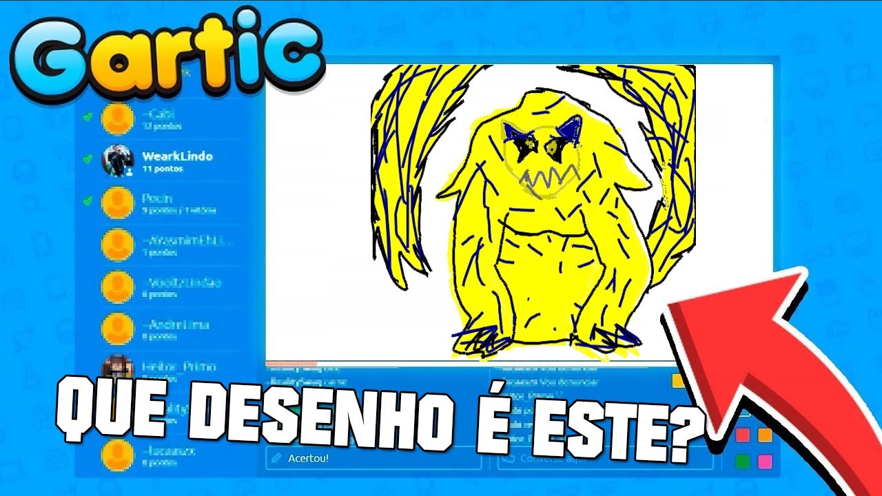 SÓ UM MILAGRE ! PARA ACERTAR O DESENHO ‹GARTIC› - YouTube
