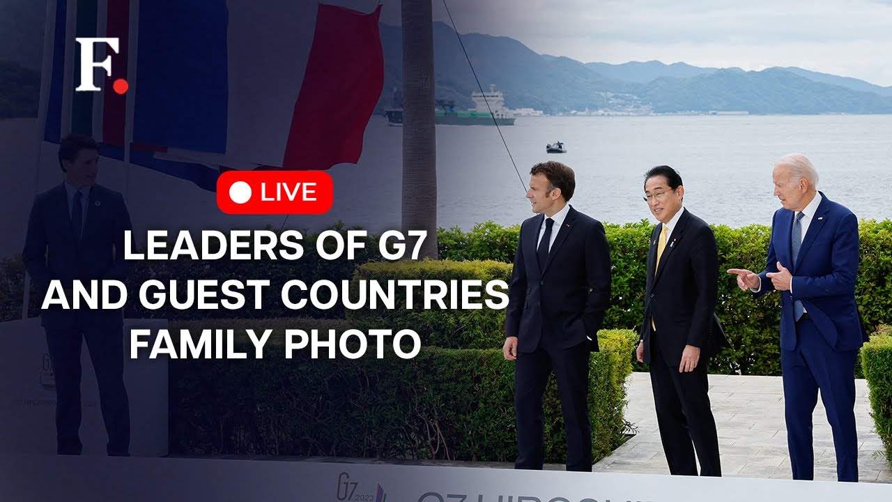 G7 Summit LIVE: Heads of States of G7 Nations Line Up for Family Photo ...