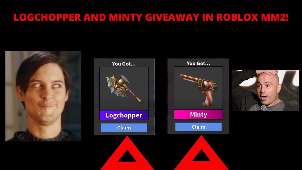 LOGCHOPPER AND MINTY GODLY AND ANCIENT GIVEAWAY IN ROBLOX MM2 NEW ...