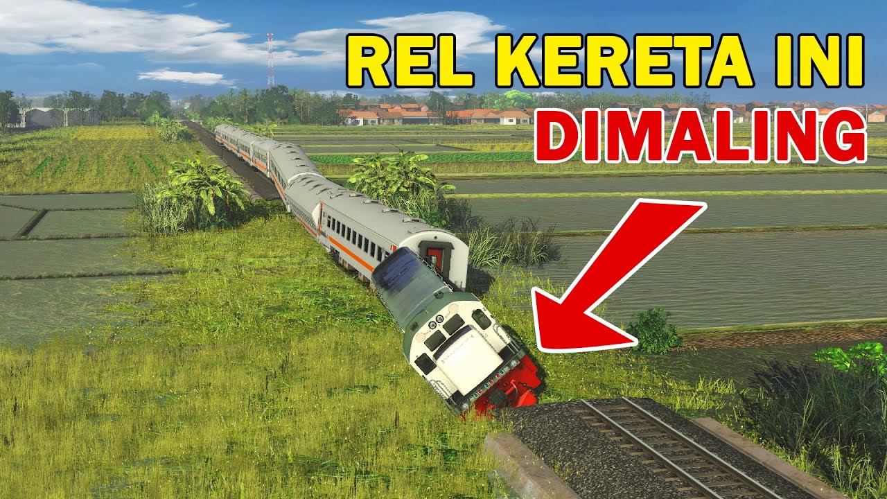 Apa Yang Terjadi Jika Rel Kereta Api Di Curi Orang | Video Sepur Ngawur ...