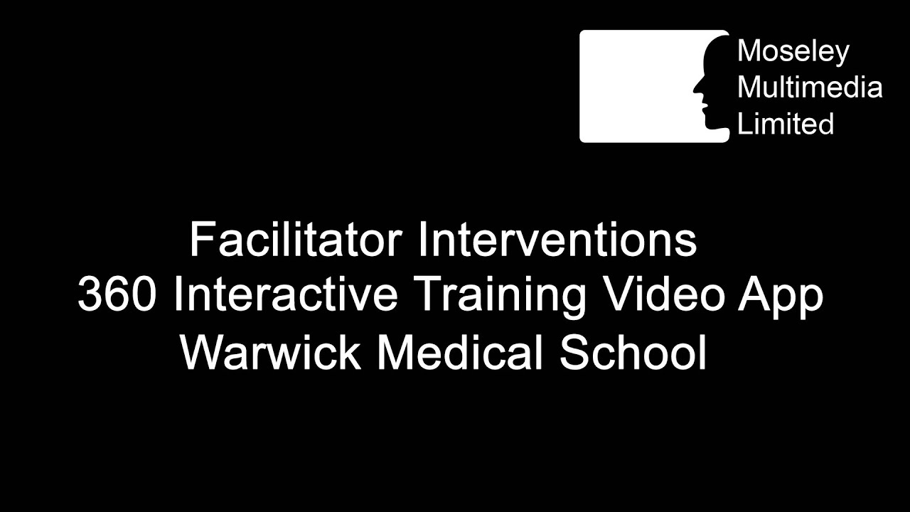 Facilitator interventions 360 Interactive Training Video App - YouTube
