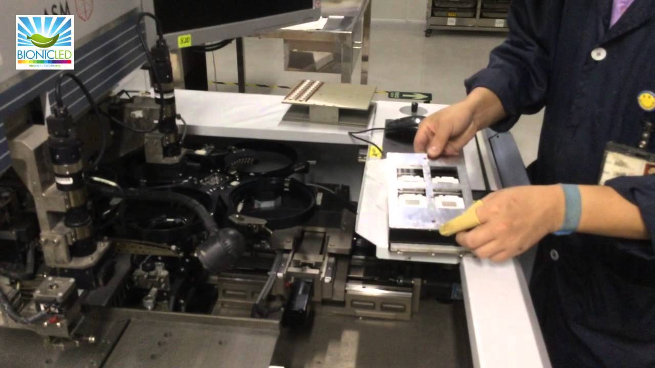 BionicLED - LED making - Fabrication de LED - COB - 2 - YouTube