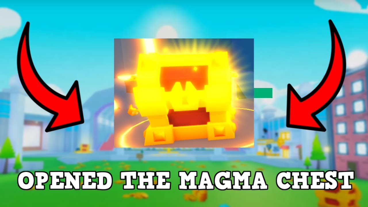 I OPENED THE MAGMA CHEST IN PET SIMULATOR X ... - YouTube