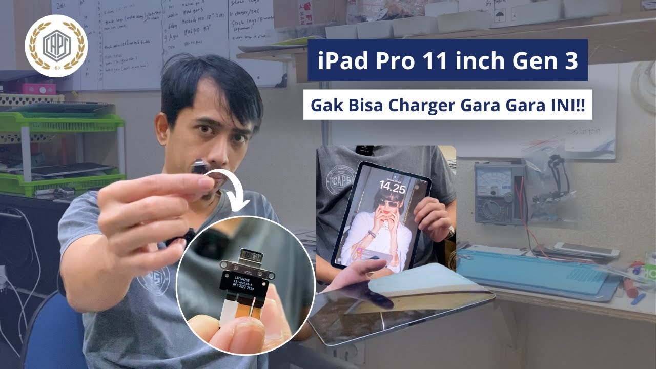 iPad Pro 11 inch Gen 3 Not Charging Ternyata Karena ini - YouTube