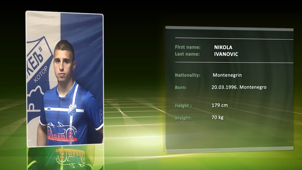 NIKOLA IVANOVIC FOOTBALL PLAYER PROMO VIDEO 2019 - YouTube
