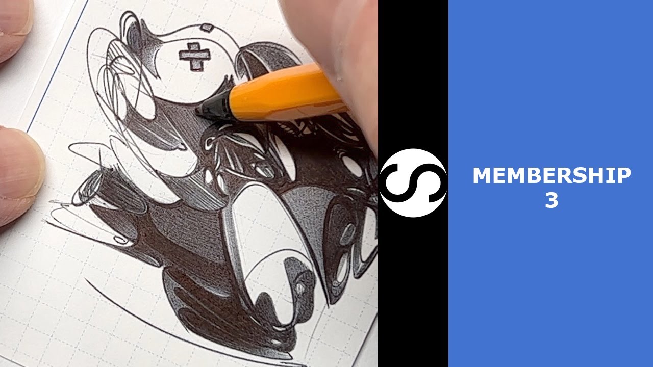Drawing MEMBERSHIP 3 with Ballpoint 2022 - YouTube