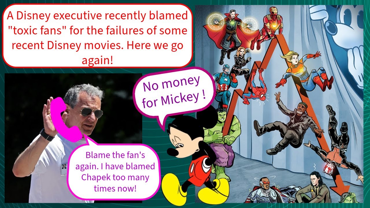 Disney Executive Puts The Blame On "Toxic Fans" For Recent Movie Flops ...