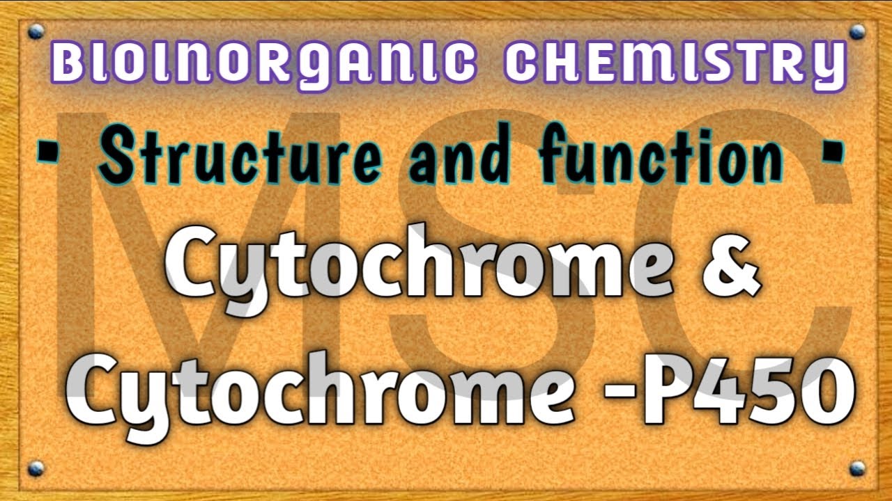 Cytochromes || Cytochrome-P450 || Introduction, Structure and function || #msc #bsc # ...