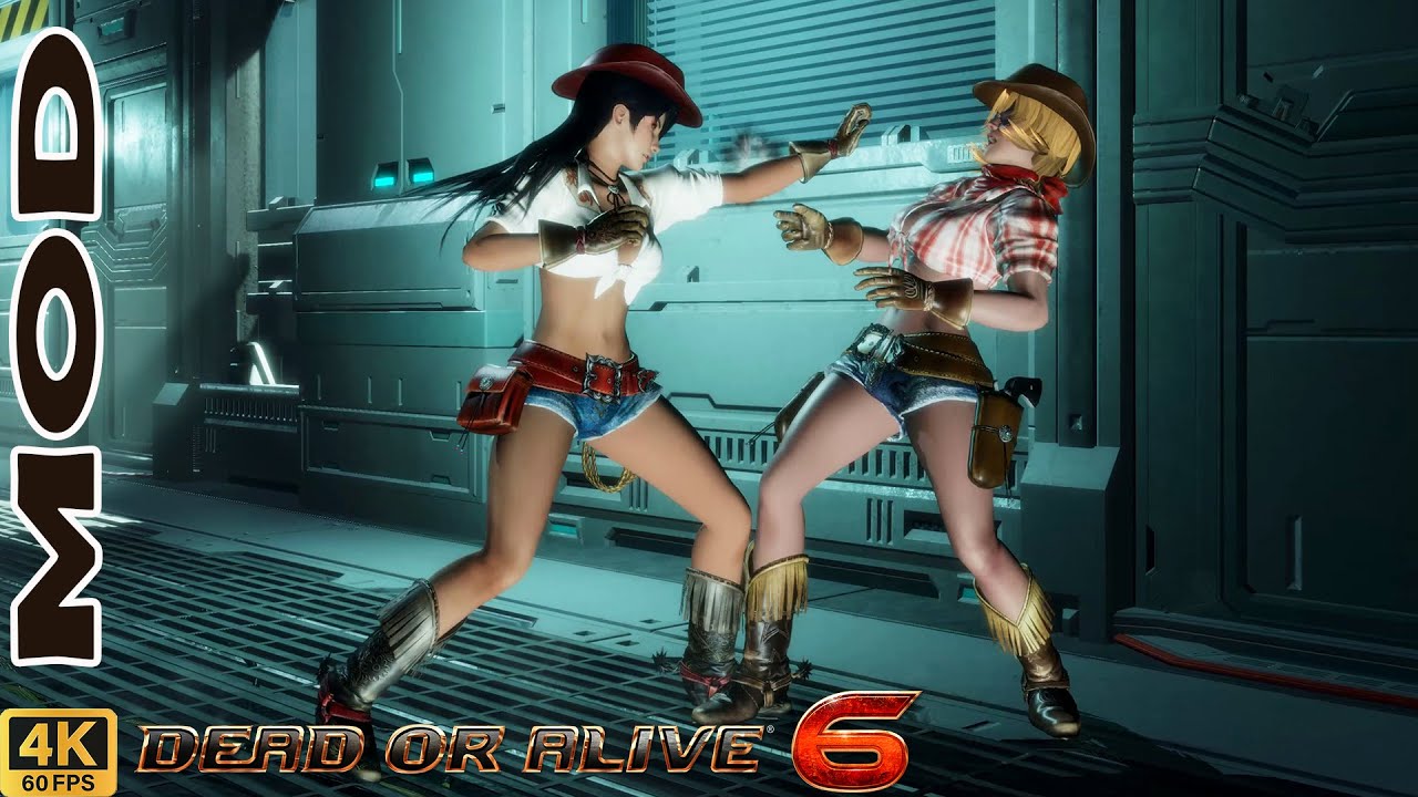 Momiji (Redeo time costume) vs Tina (Redeo time costume) | DOA6 mods | CPU vs CPU - YouTube