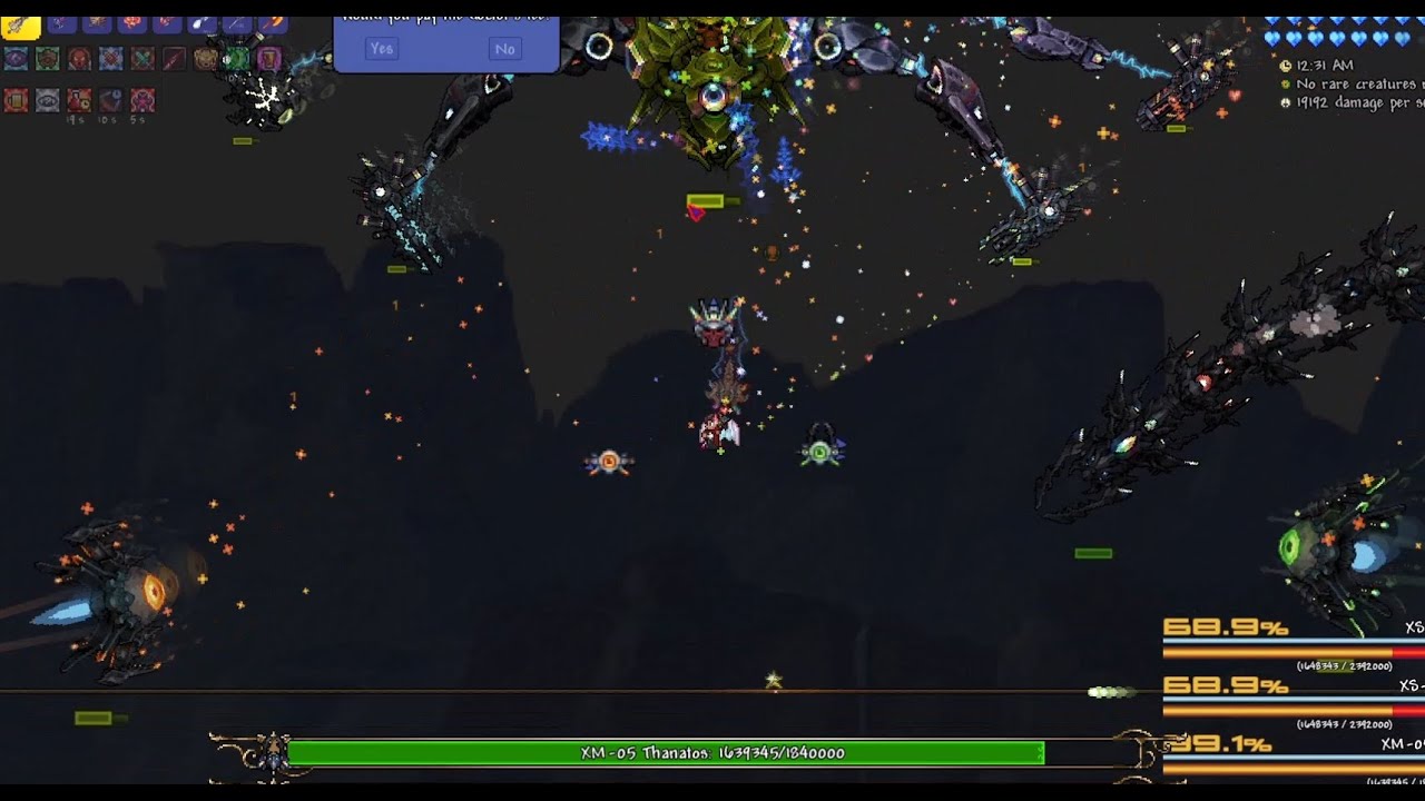 My first win against the Exo Mechs I Terraria Calamity Mod - YouTube