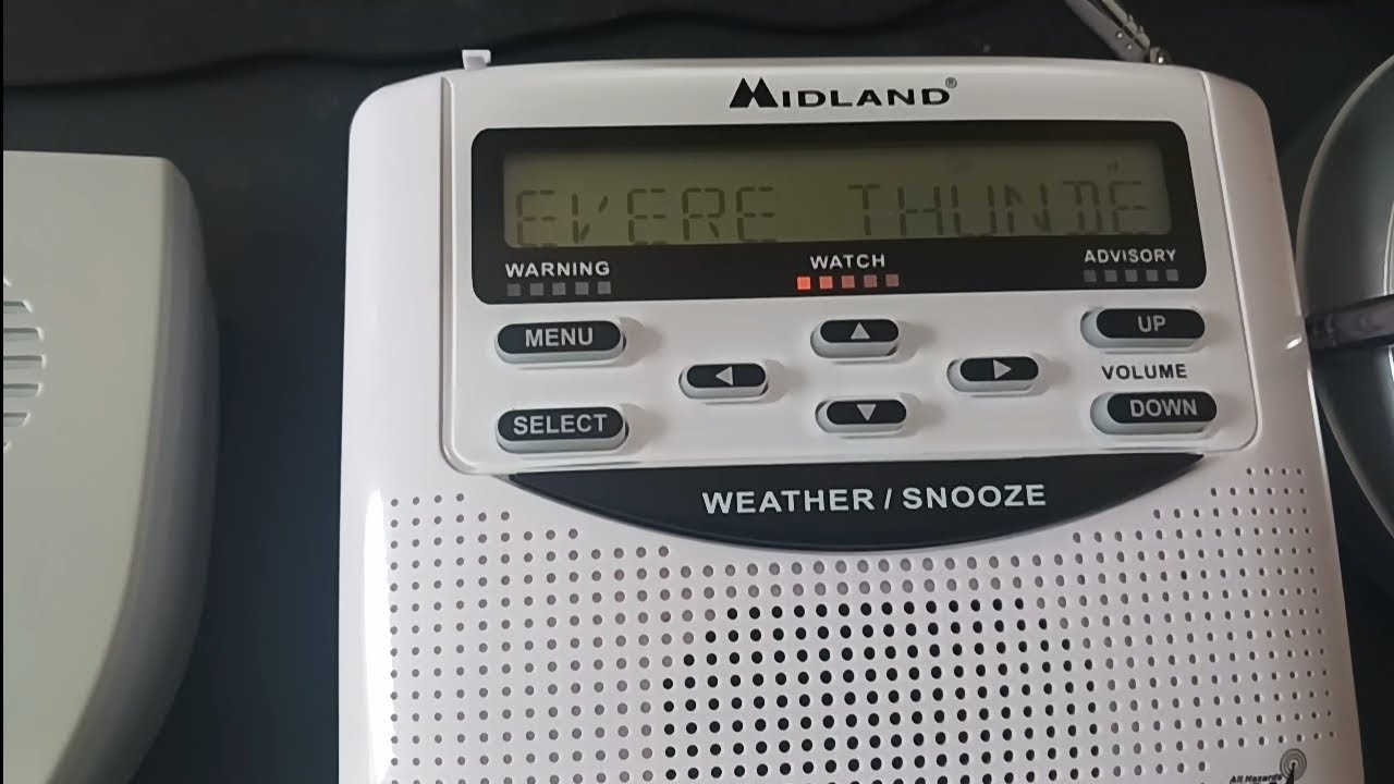 NOAA Weather Radio - Severe Thunderstorm Watch (EAS #13) - YouTube