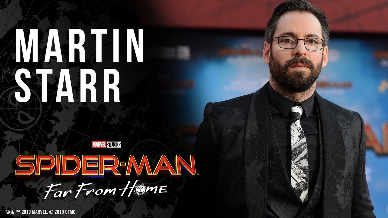 Martin Starr LIVE at the Spider-Man: Far From Home red carpet - YouTube