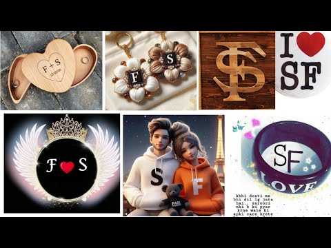 S and F letter picture, dp, name dp, S f alphabet picture