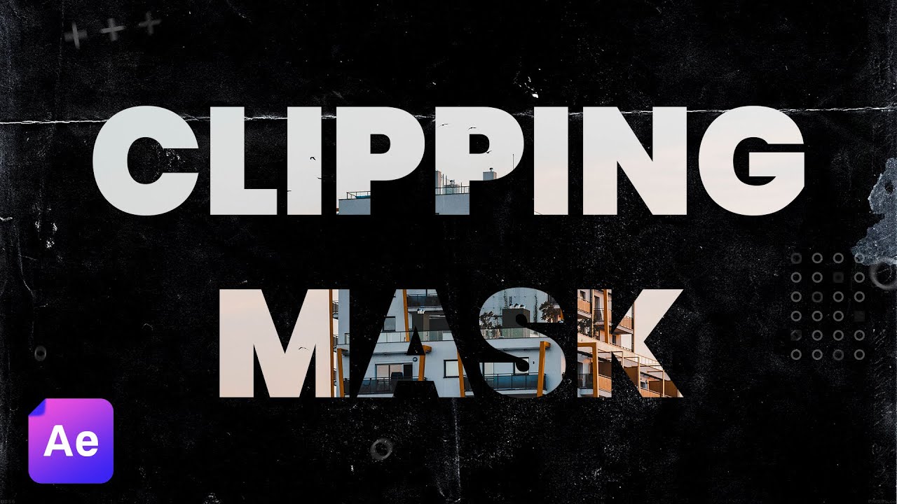 How To Create CLIPPING MASK In After Effects | 1MinShow Ep 9 - YouTube