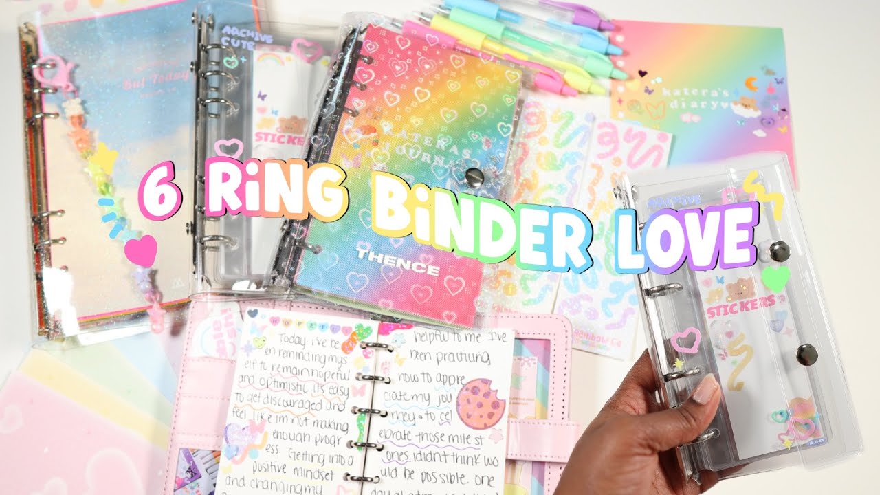 9 Reasons why I LOVE using 6 ring binders! 🌈 - YouTube