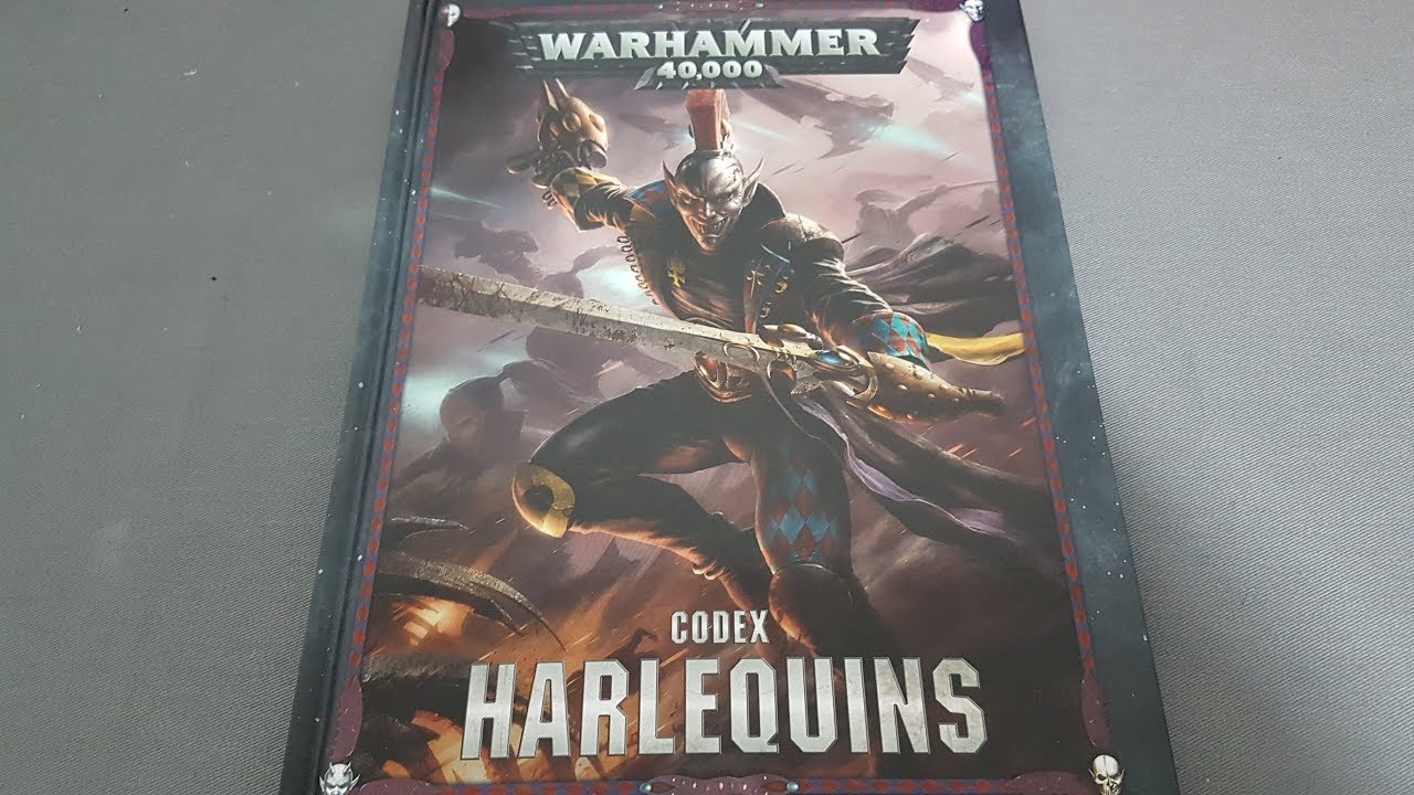 8th edition Codex Harlequins; review - YouTube