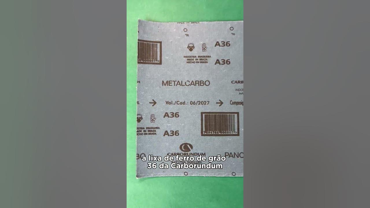 LIXA FERRO GR 036 CARBORUNDUM - YouTube