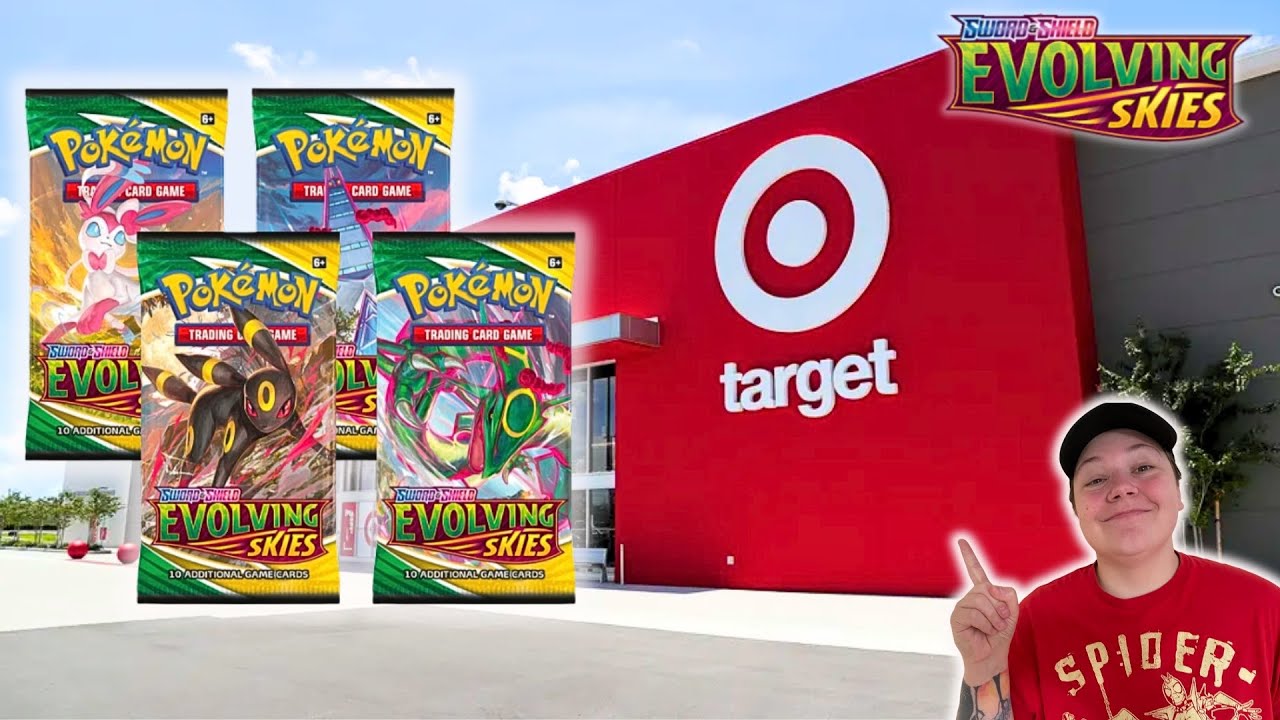Hunting For Evolving Skies Packs At Target! Pokemon Card Giveaway ...