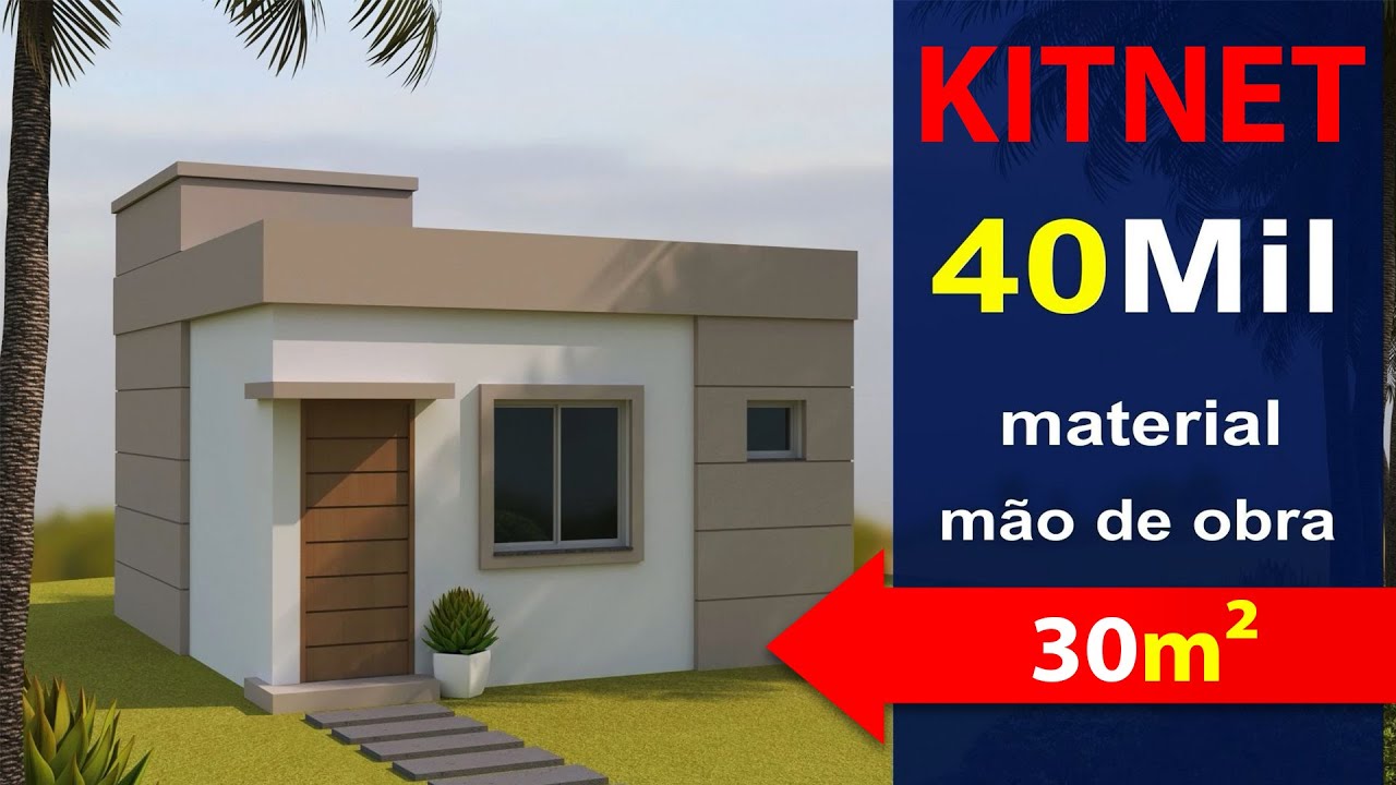 Como Fazer uma KITNET PEQUENA passo a passo - YouTube