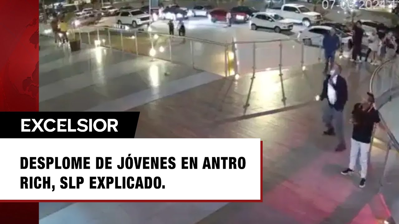 Así fue el desplome de jóvenes en el antro Rich de SLP - YouTube