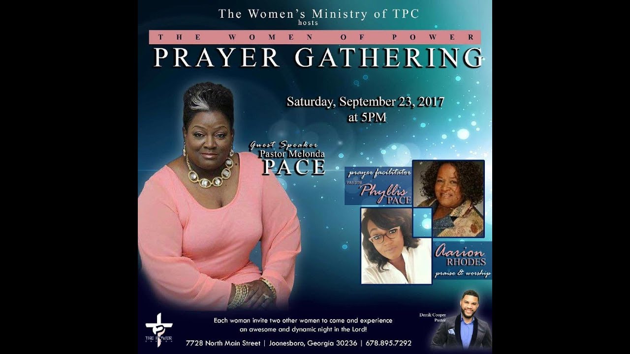 Women's Prayer Gathering~Pastor Melonda Pace~Breakthrough - YouTube