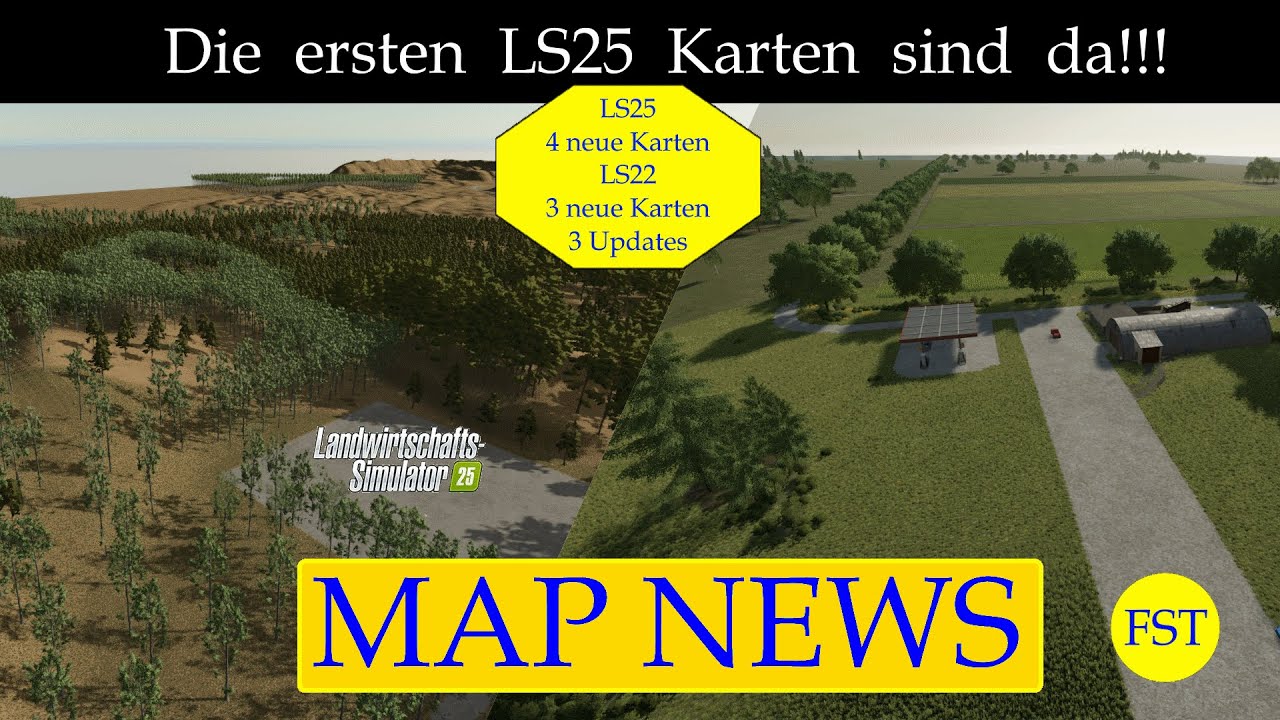 LS25 MAP NEWS Die ersten Karten sind da!!! 23.-25.11.24 LS25 ...