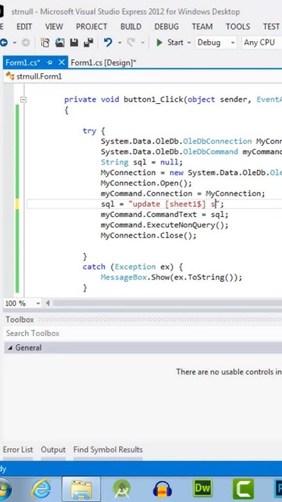 115 - How to update data in Excel file using OLEDB C# - YouTube